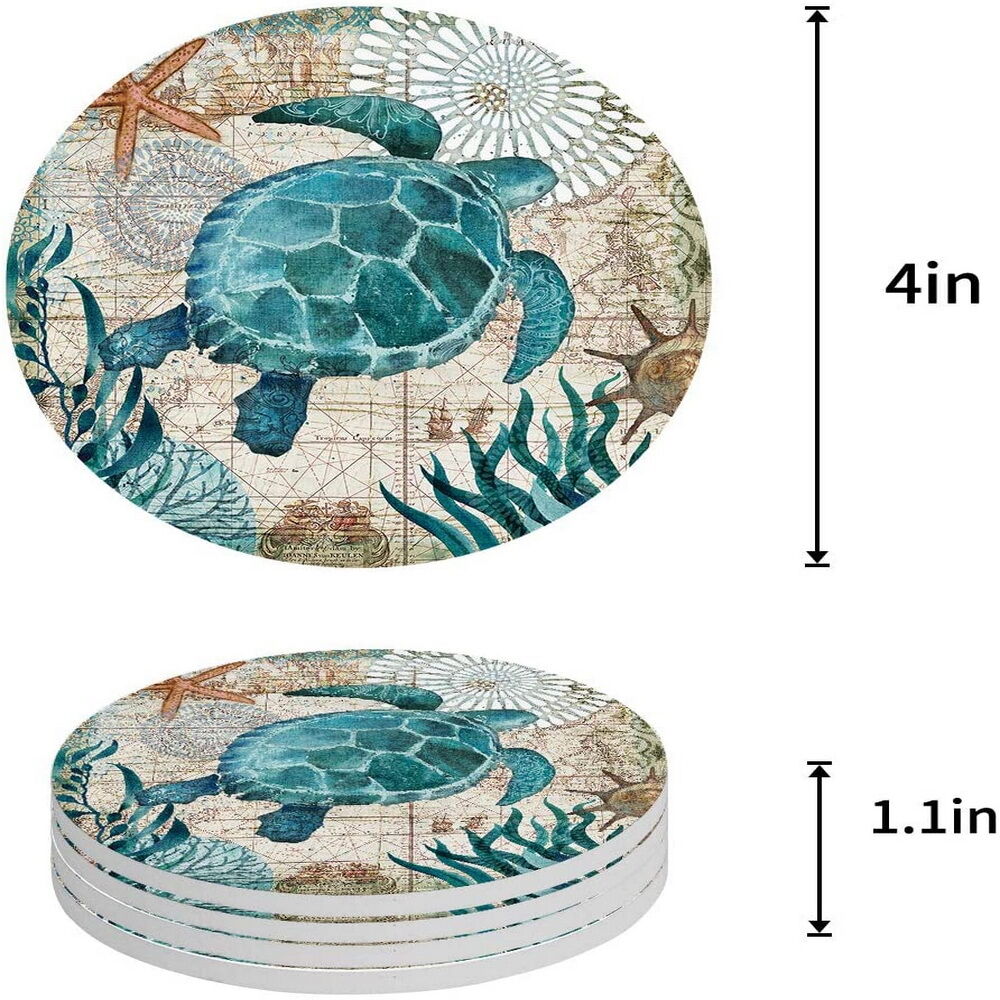 Buy Wholesale China Hot Selling Absorbent Ceramic Coasters 4" Diameter ...