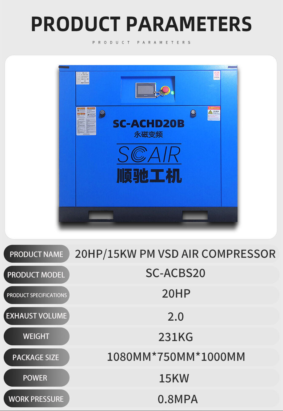 Buy Wholesale China Beginners Must Choose 20hp/15kw Industrial Screw ...