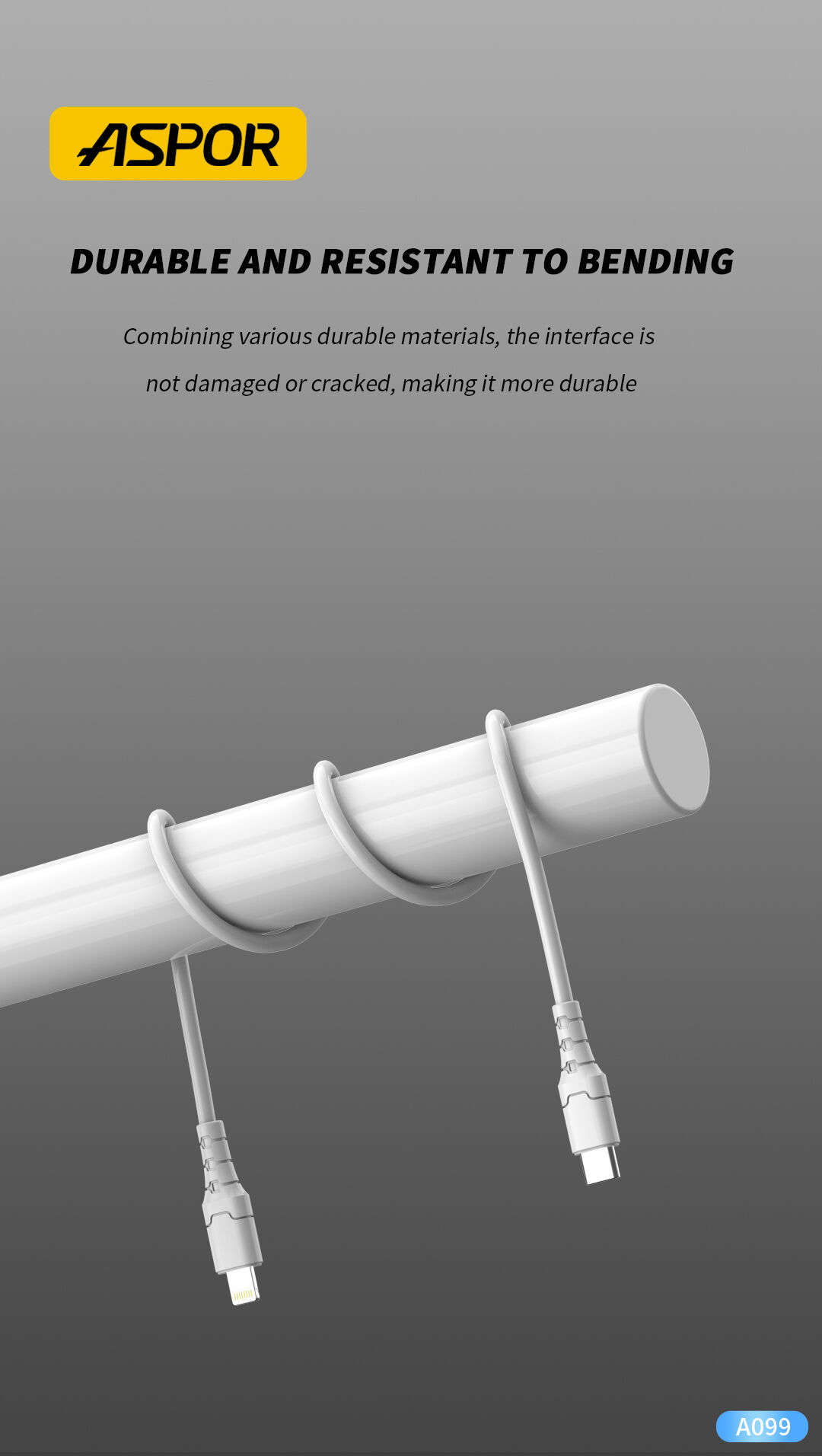 Buy Wholesale China Aspor A099 Top One Super Pd Fast Charging Cable 27w ...