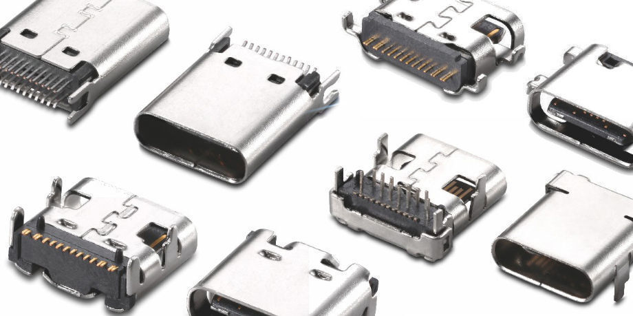 Usb 3.1 Type-c Connectors Horizontal/vertical Female 6 Pin/12 Pin/24 ...