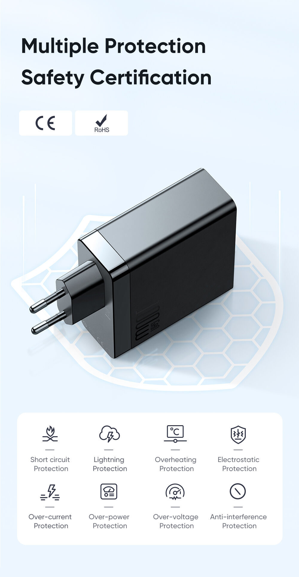 Buy Wholesale China Mcdodo 514 Eu Plug 4-port Fast Charging Travel Gan ...