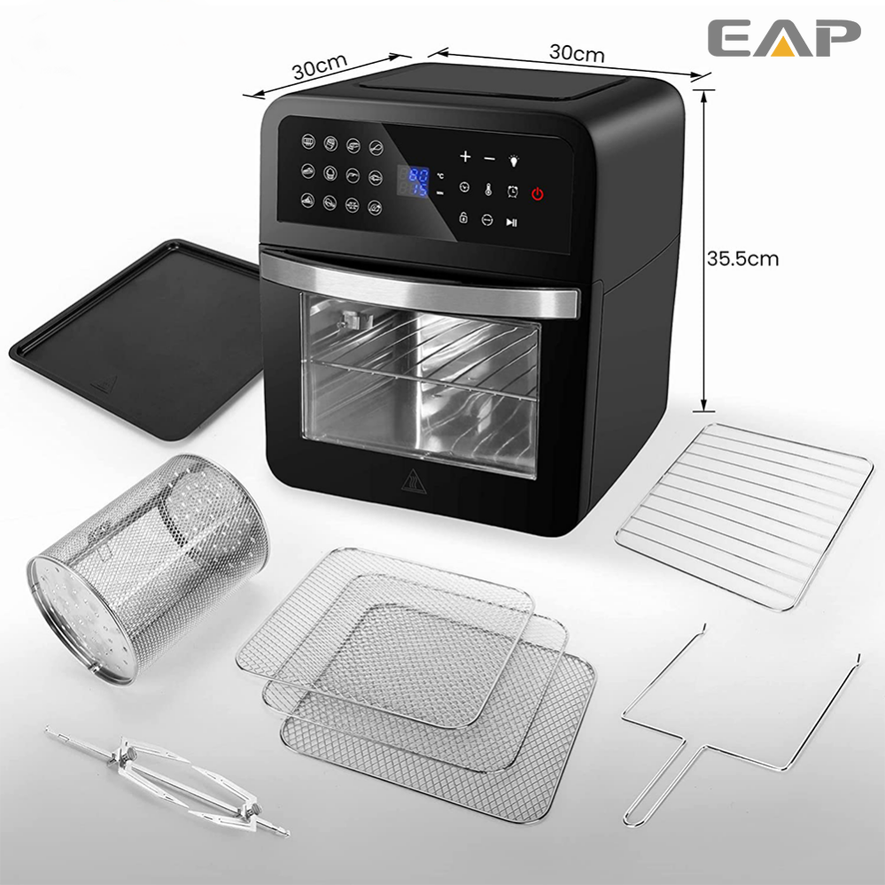 Buy Wholesale China Lcd Display Air Fryer Oven With Observation Window ...