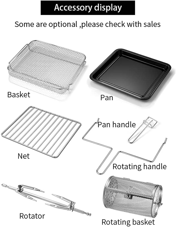 Buy Wholesale China Lcd Display Air Fryer Oven With Observation Window ...