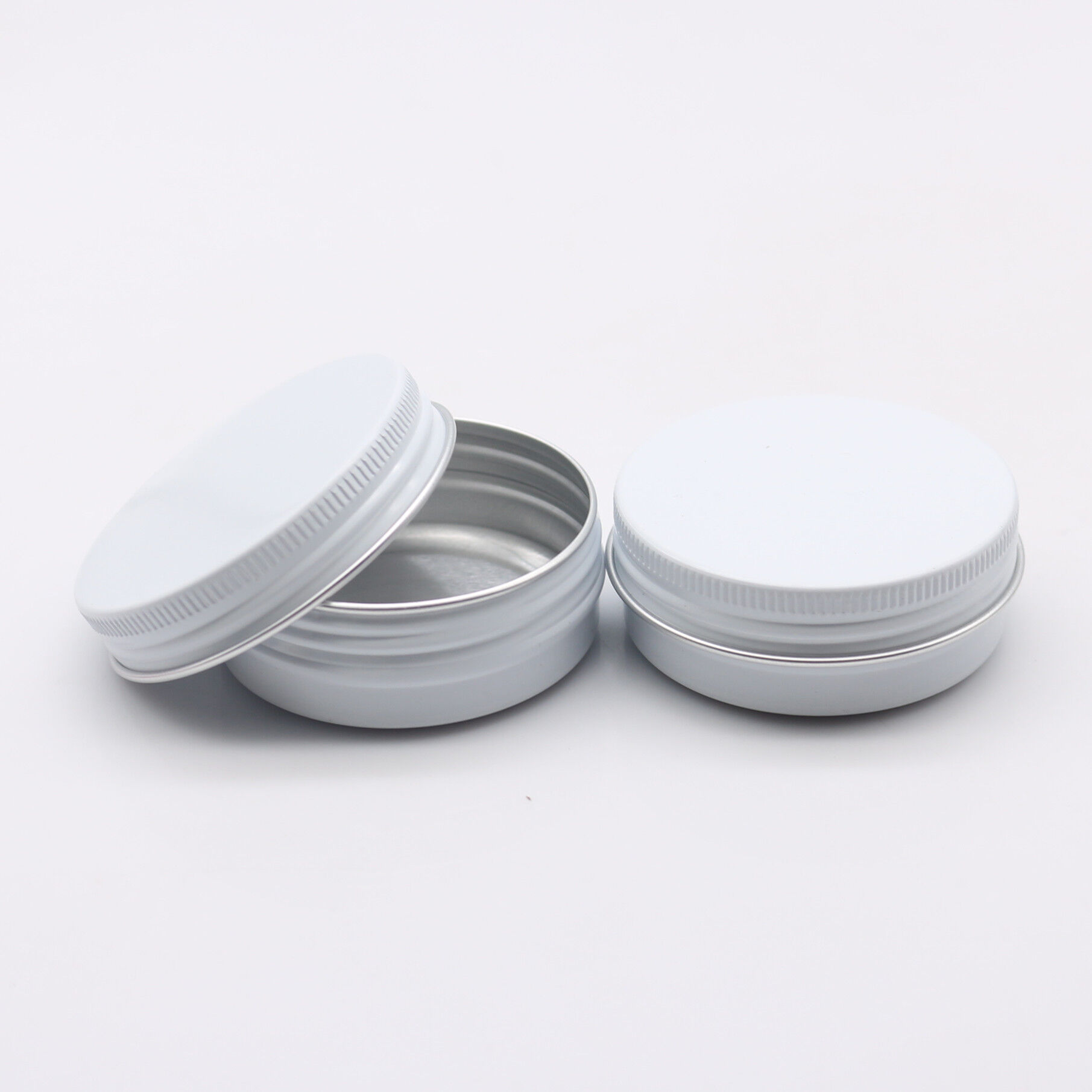 Buy Wholesale China 5ml 10ml 15ml 30ml 50ml 60ml Silver Aluminum Tins ...