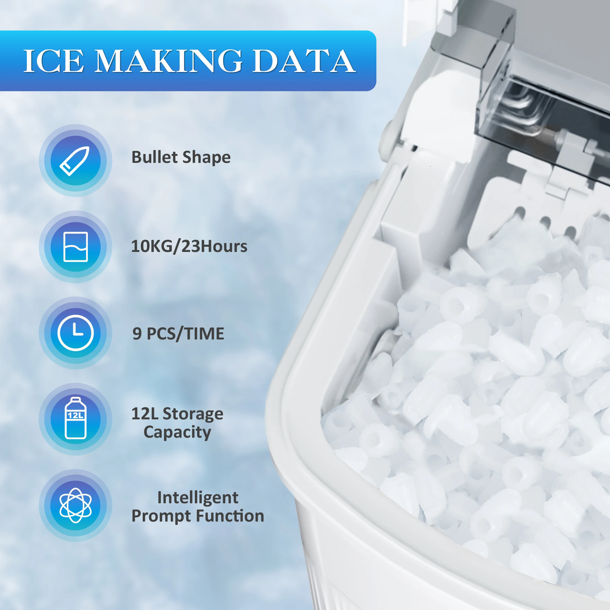 Wholesale Mini Portable Countertop Ice Maker Machine Kitchen Household ...