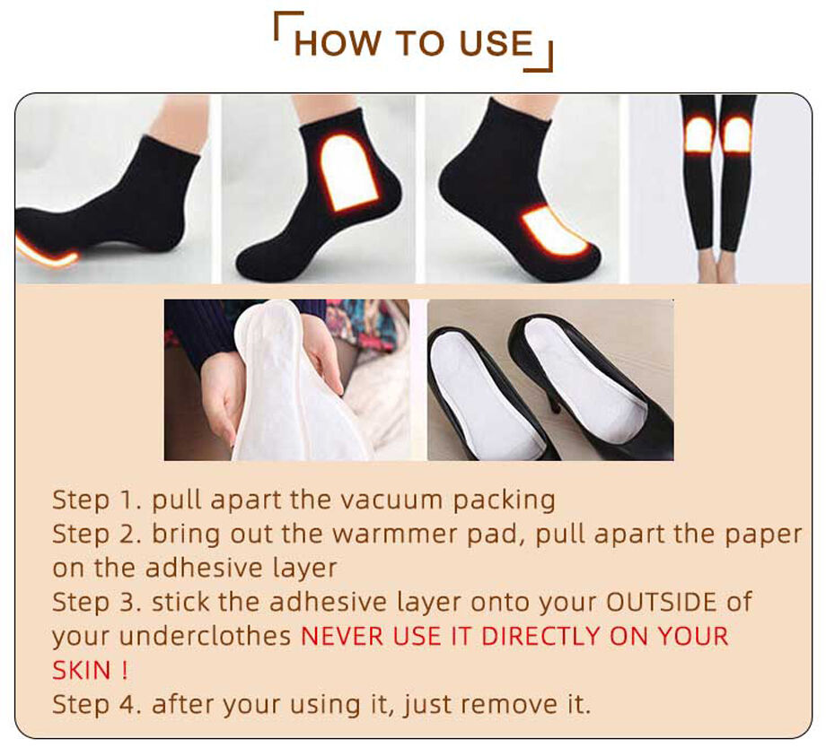 Buy Wholesale China Disposable Thermal Warming Patch Instant Warm Foot ...