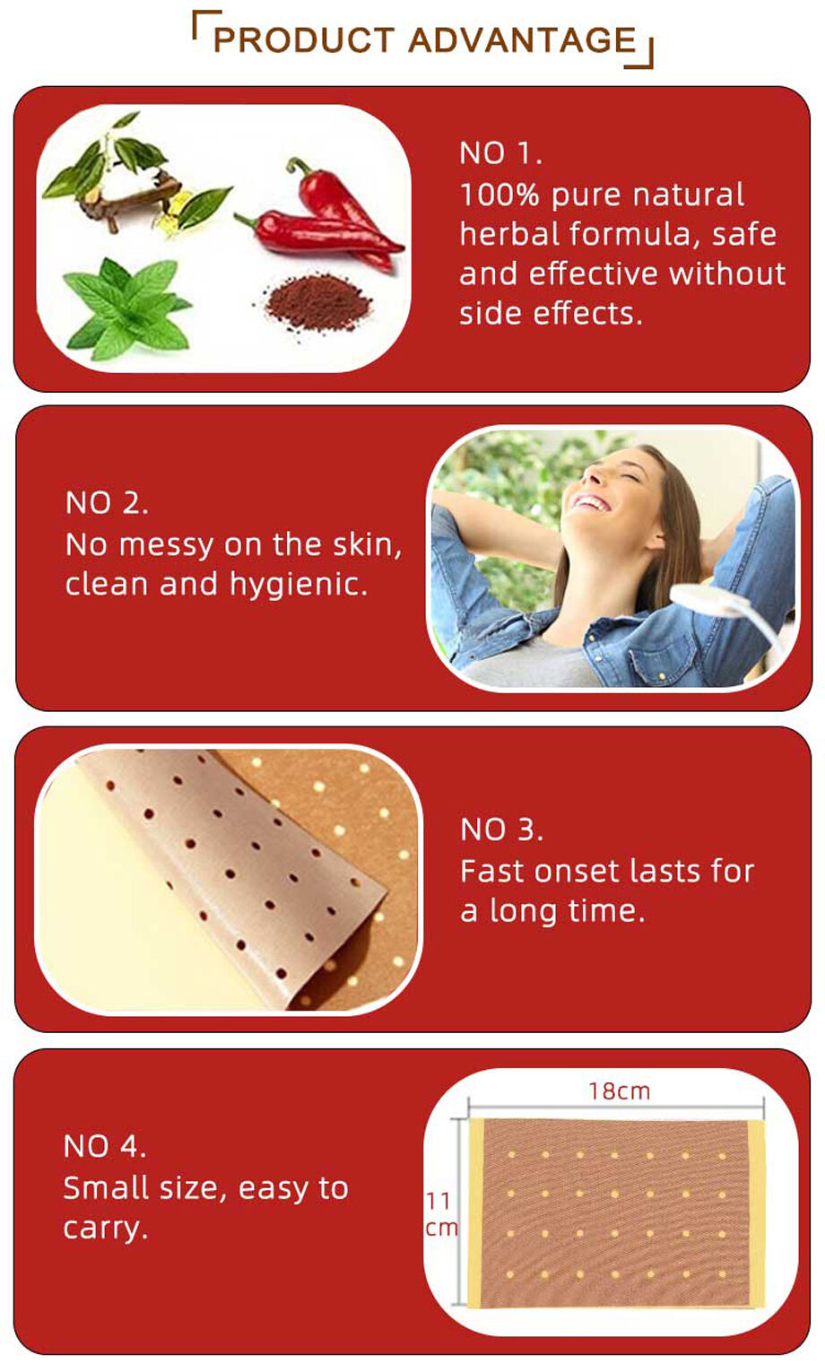 Herbal Smell Pain Relief Patch Pain Relief Patch Capsicum Plaster - Expore China Wholesale Patch ...