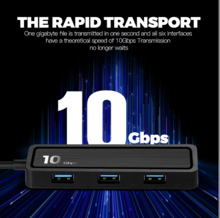 Buy Wholesale China 2023 New Lightweight Usb-c Gen 2 Hub Adapter 6 ...