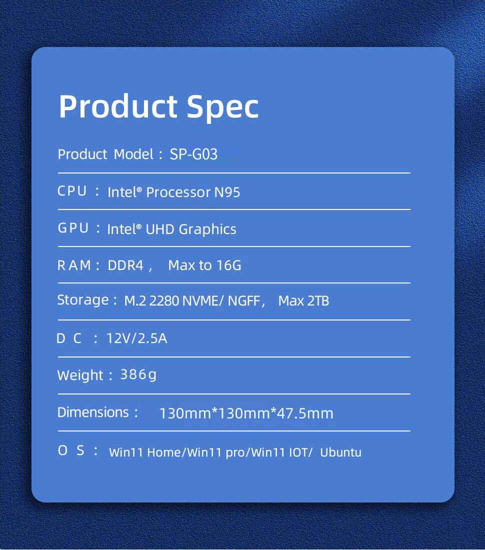 Buy Wholesale China Factory Price Intelligent Light Mini Pc 12th Intel ...