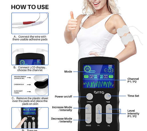 Buy Wholesale China Tens Unit Pain Relief Blood Circulation 2 Channel ...