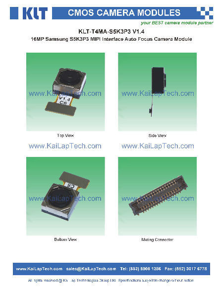 Factory Direct High Quality Hong Kong SAR Wholesale Klt-t4ma-s5k3p3 V1 ...