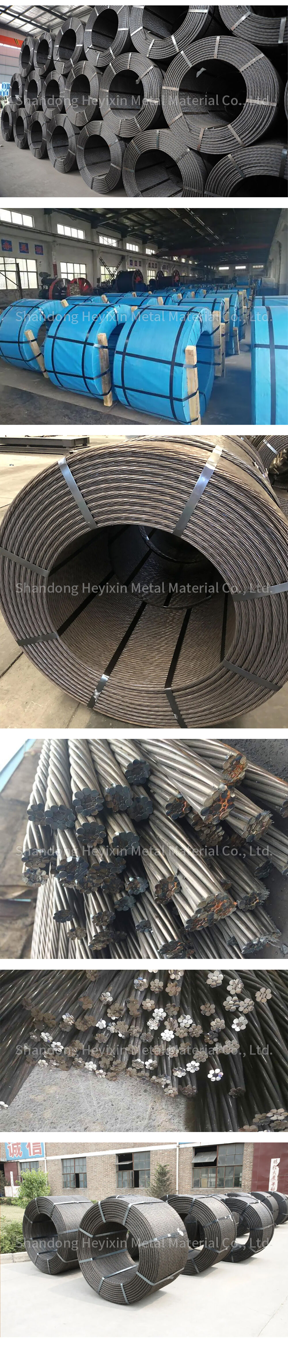 High Tensile Prestressed Concrete Bonded Pt Strands Cables Prestressing ...