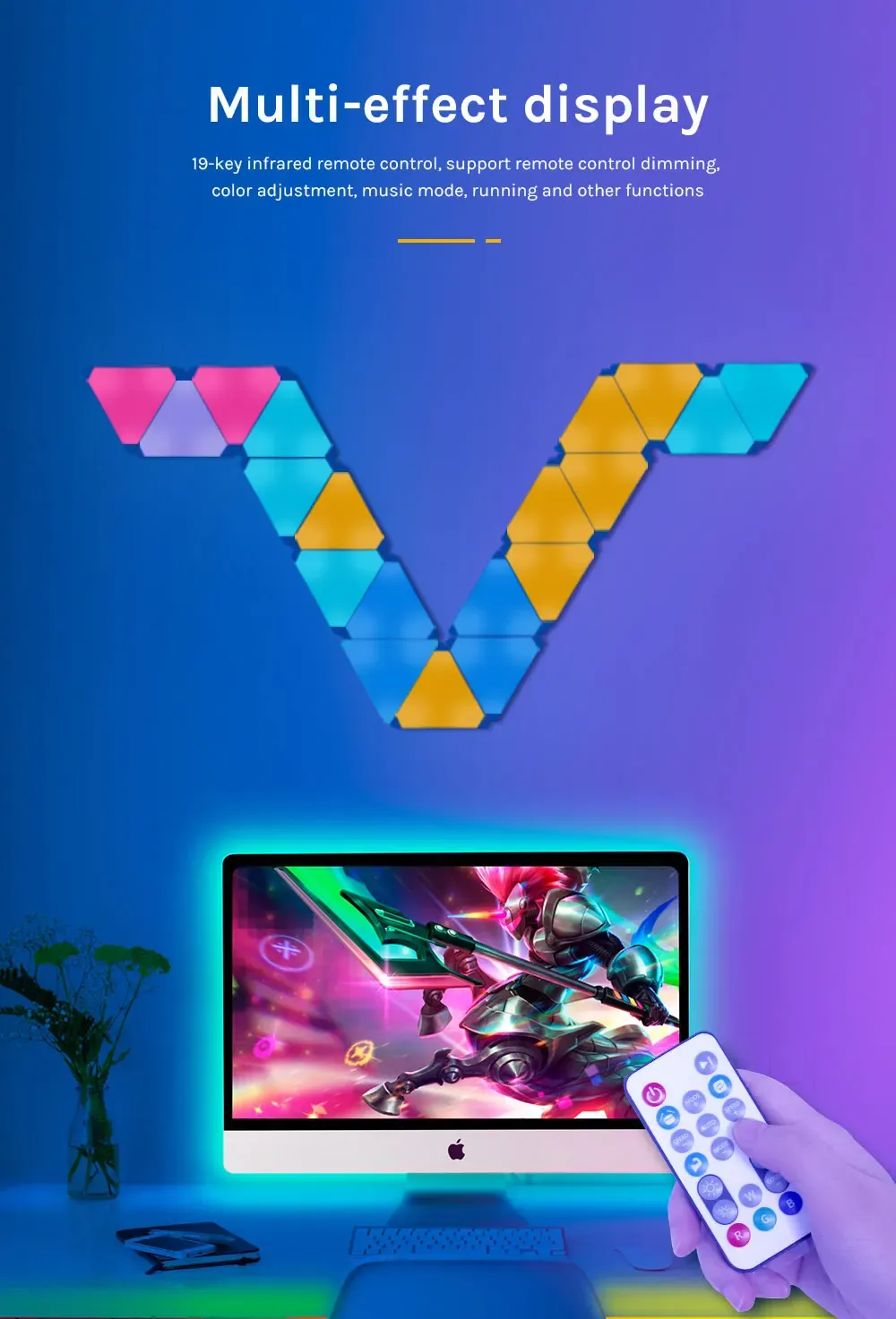 Buy Wholesale China Triangle Lights Panels Smart Led Light Panel Smart ...