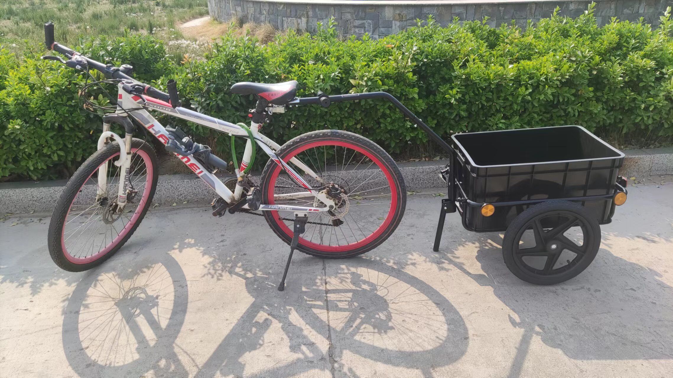 Buy Wholesale China Folded Cargo Bike Bicycle Trailer With Removable ...