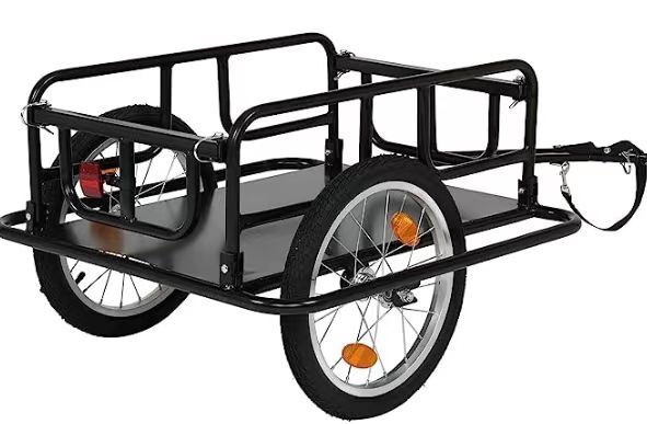Buy Wholesale China Folded Cargo Bike Bicycle Trailer With Removable ...