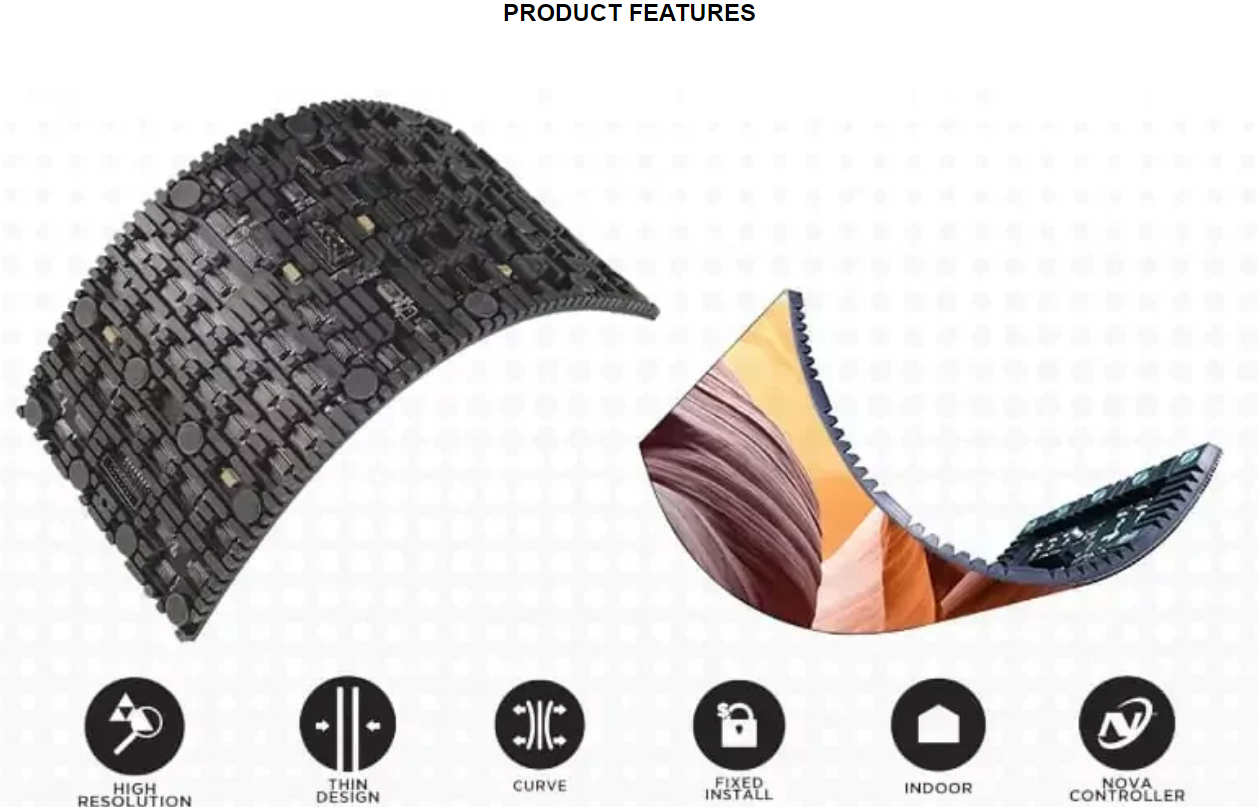 Buy Wholesale China Concave & Convex Curves Flexible Led Display ...