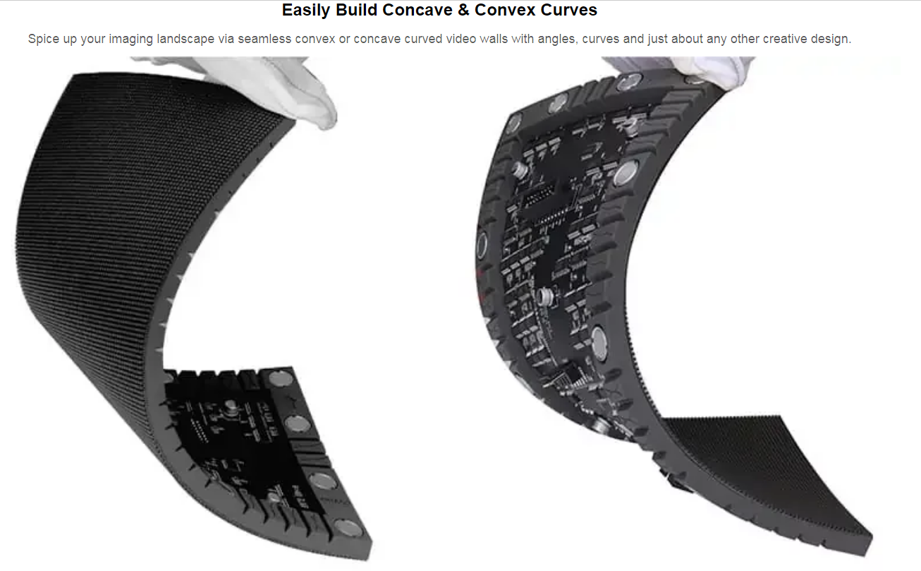 Buy Wholesale China Concave & Convex Curves Flexible Led Display ...