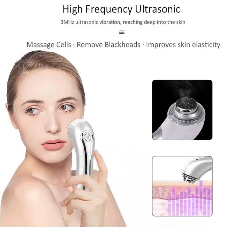 Portable Multi-function Bio Wave Photon Led Skin Rejuvenation Galvanic ...