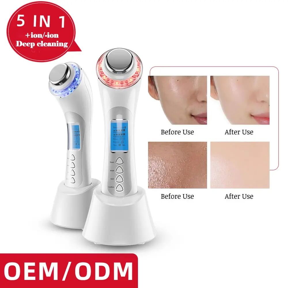 Portable Multi-function Bio Wave Photon Led Skin Rejuvenation Galvanic ...