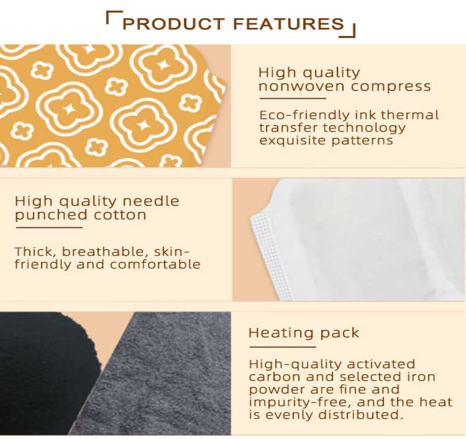 Hot Sale Patch Steam Self Heating Heat Patch For Menstrual Cramps Waist ...