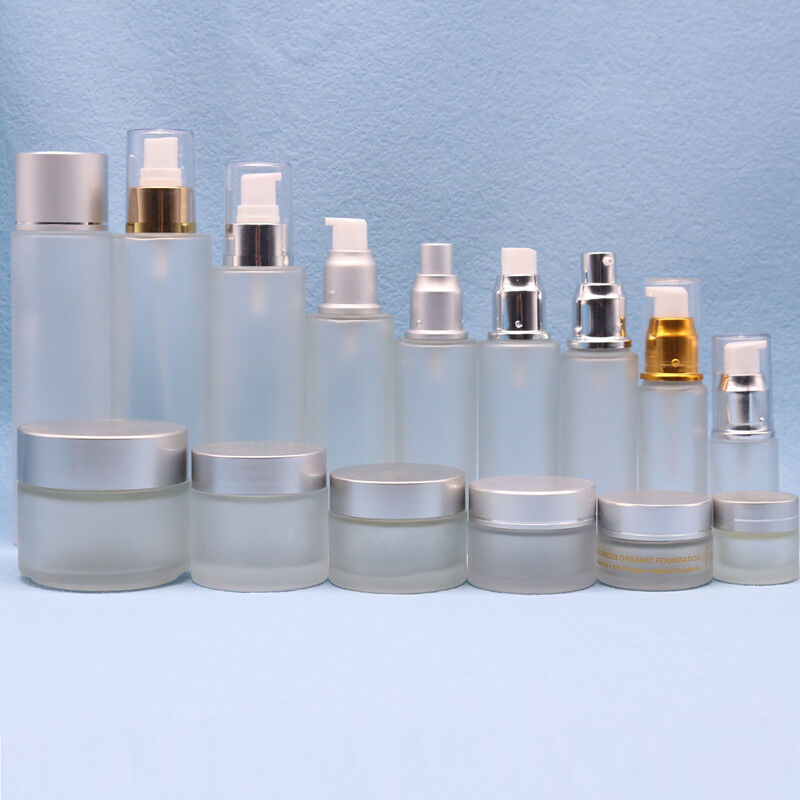 Buy Wholesale China 100 Ml Wide Mouth Amber Clear Frosted Glass Bottle ...