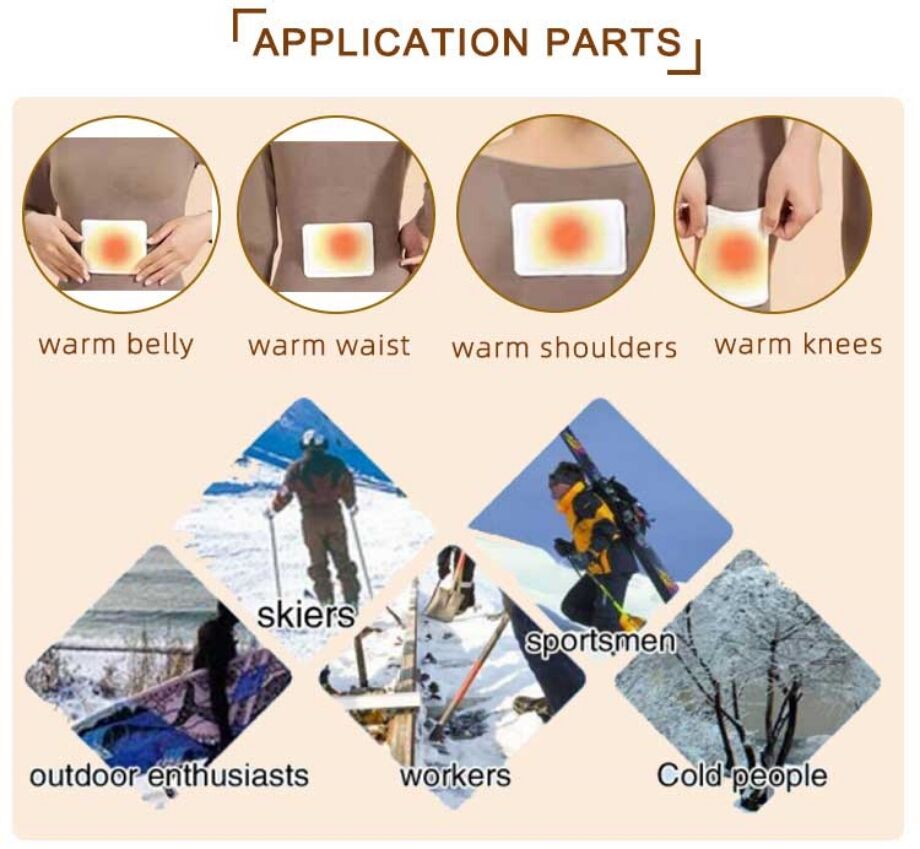 Oem Private Label Instant Portable Body Warmer Patch Heating Pads - Buy ...
