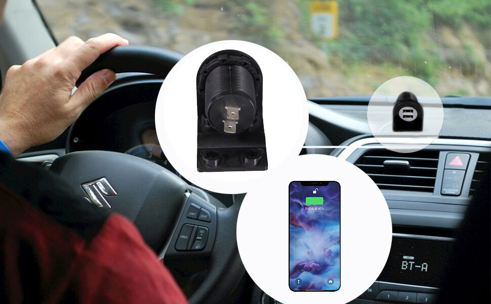 Buy Wholesale China Install A Dash Mount Usb Socket With A 12v Outlet ...