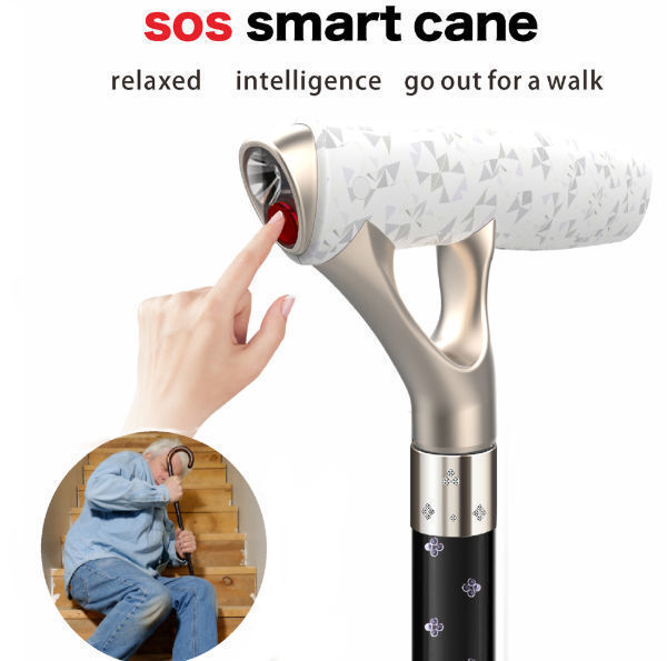 Buy Wholesale China Auto Calling Emergency Numbers After Fall Detection 4g Smart Walking Cane ...