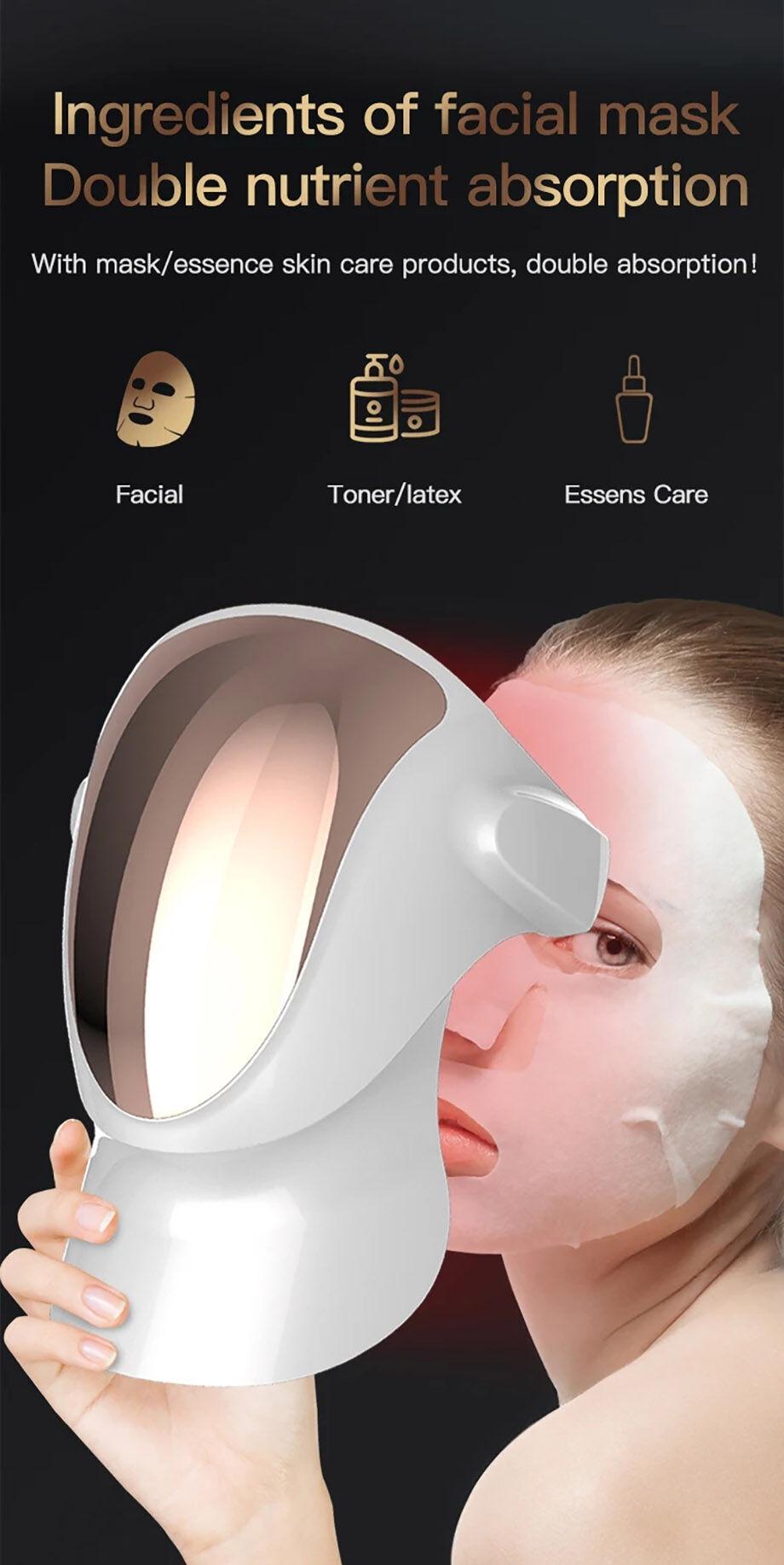 Buy Wholesale China Hot Selling Facial Masks Led Light Facial Neck ...