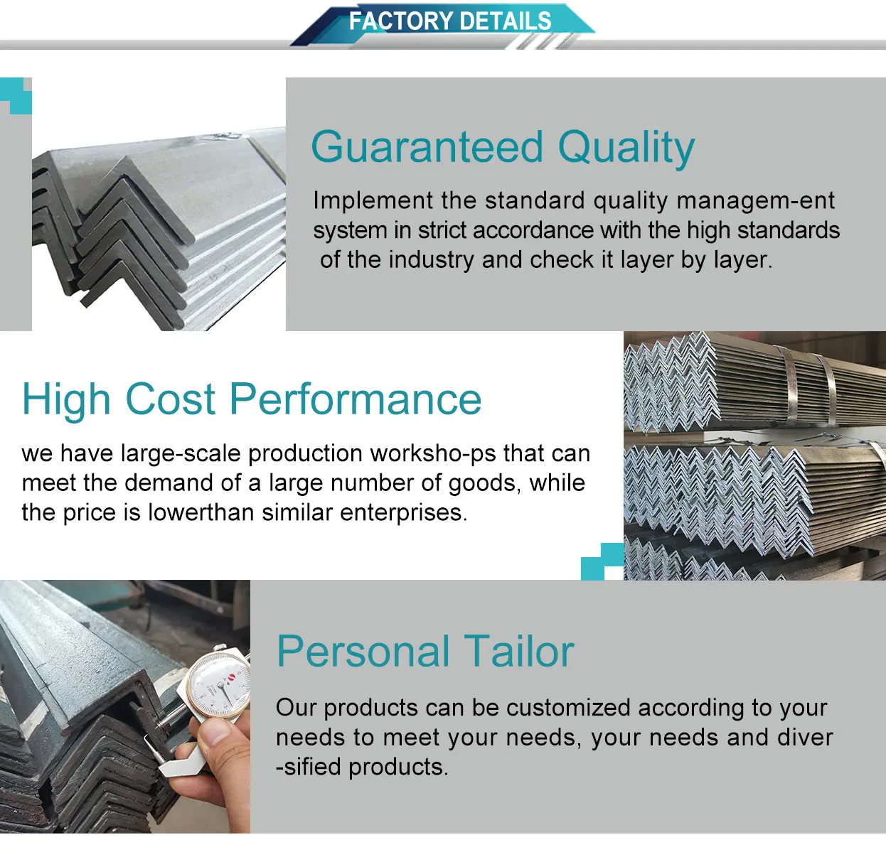 Buy Wholesale China Angel Iron Stainless Steel Angle Bar Easy To ...