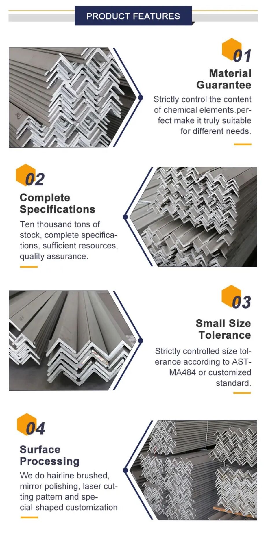 Buy Wholesale China Angel Iron Stainless Steel Angle Bar Easy To ...