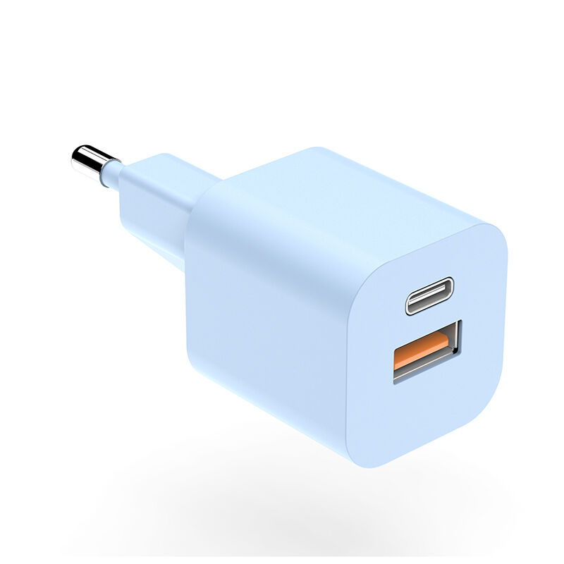 Buy Wholesale China Ty2377 Mini Gan Charger 30w Fast Charge Light Blue ...