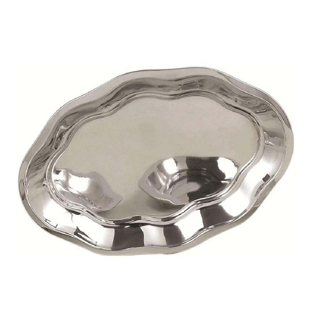 Fancy Oval Tray Stainless Steel Platter - Expore India Wholesale ...