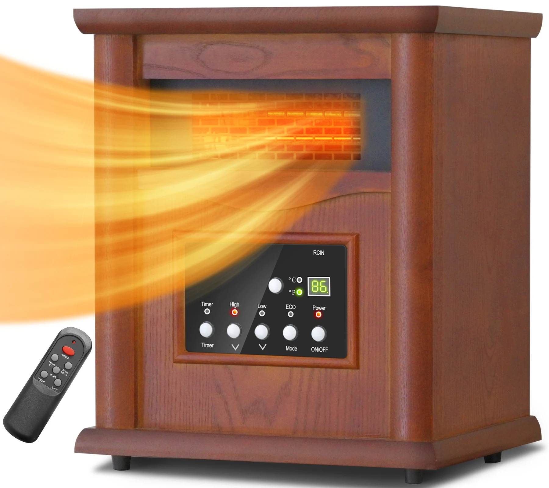 Buy Wholesale China Konwin Electric Space Cabinet Infrared Heater ...