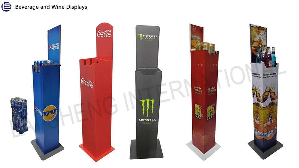 Spring-loaded Dispenser Auto Lift Display Rack Display Stand For Energy ...