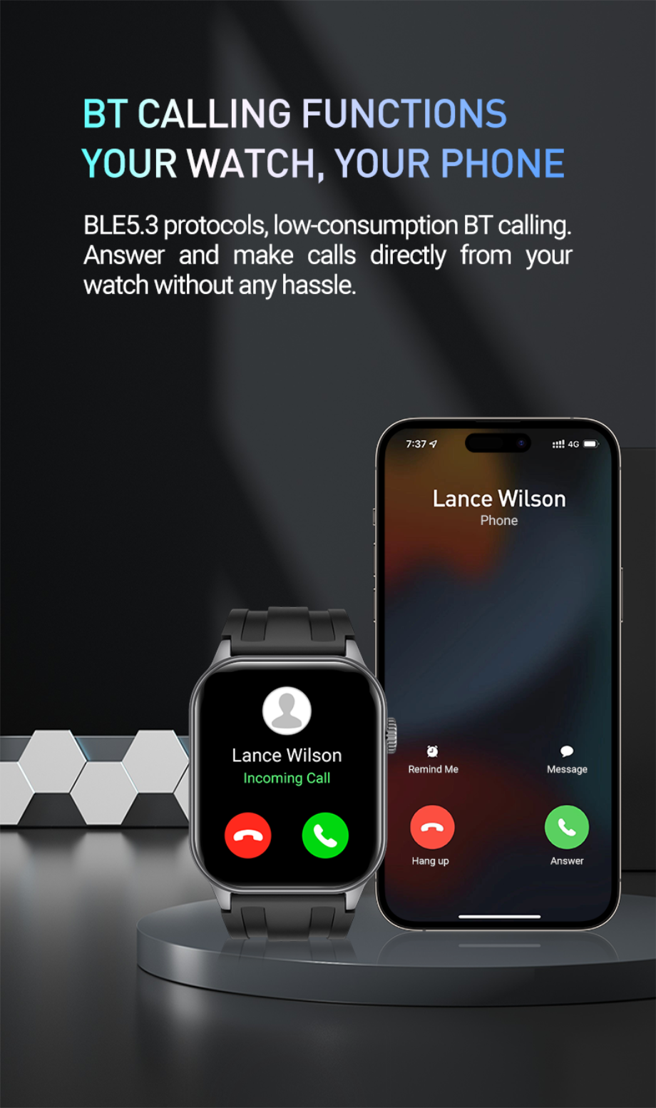 Buy Wholesale China 2024 New Two Modes Calling Watch Phone Support Bt ...