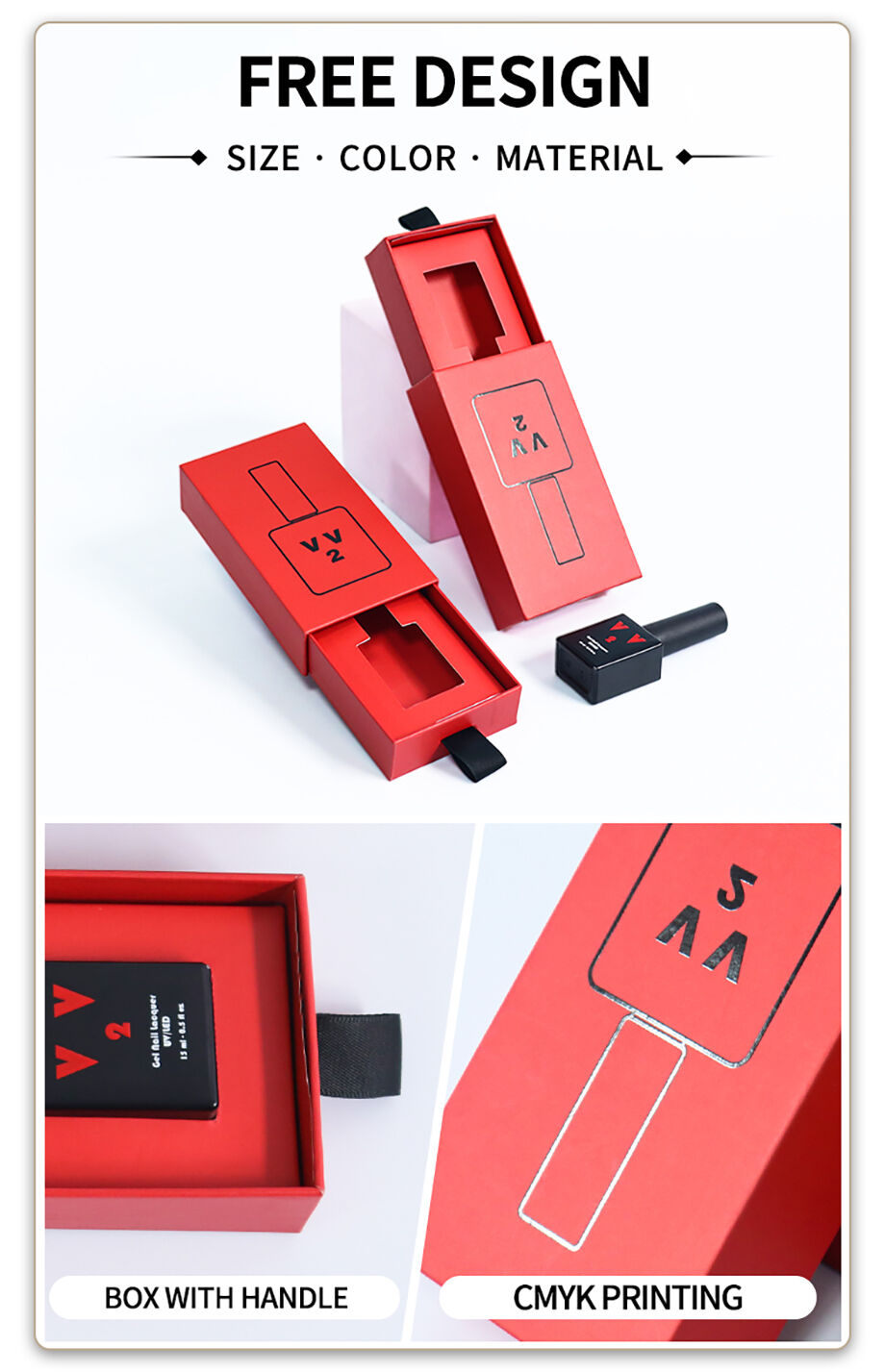 Buy Wholesale China Wholesale Recycled Small Paper Drawer Box Custom Uv ...