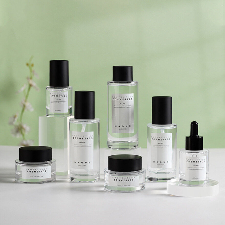 Custom 20ml 30ml 50ml 10ml 100ml Fancy Frosted Clear Amber Essential ...