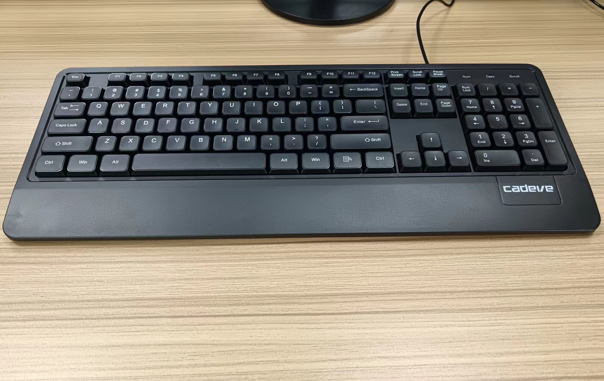 Usb Wired Keyboard, Ergonomic Wired Computer Keyboard With 104 Keys And ...