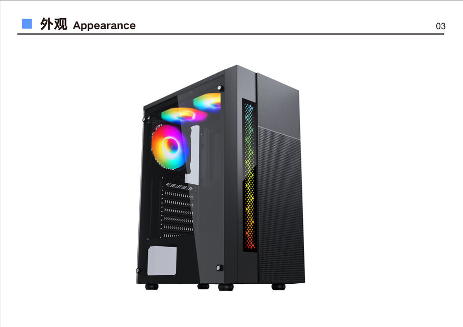 Wholesale Gaming Pc Case, Tempered Glass Side Panel, Mid-tower Atx ...