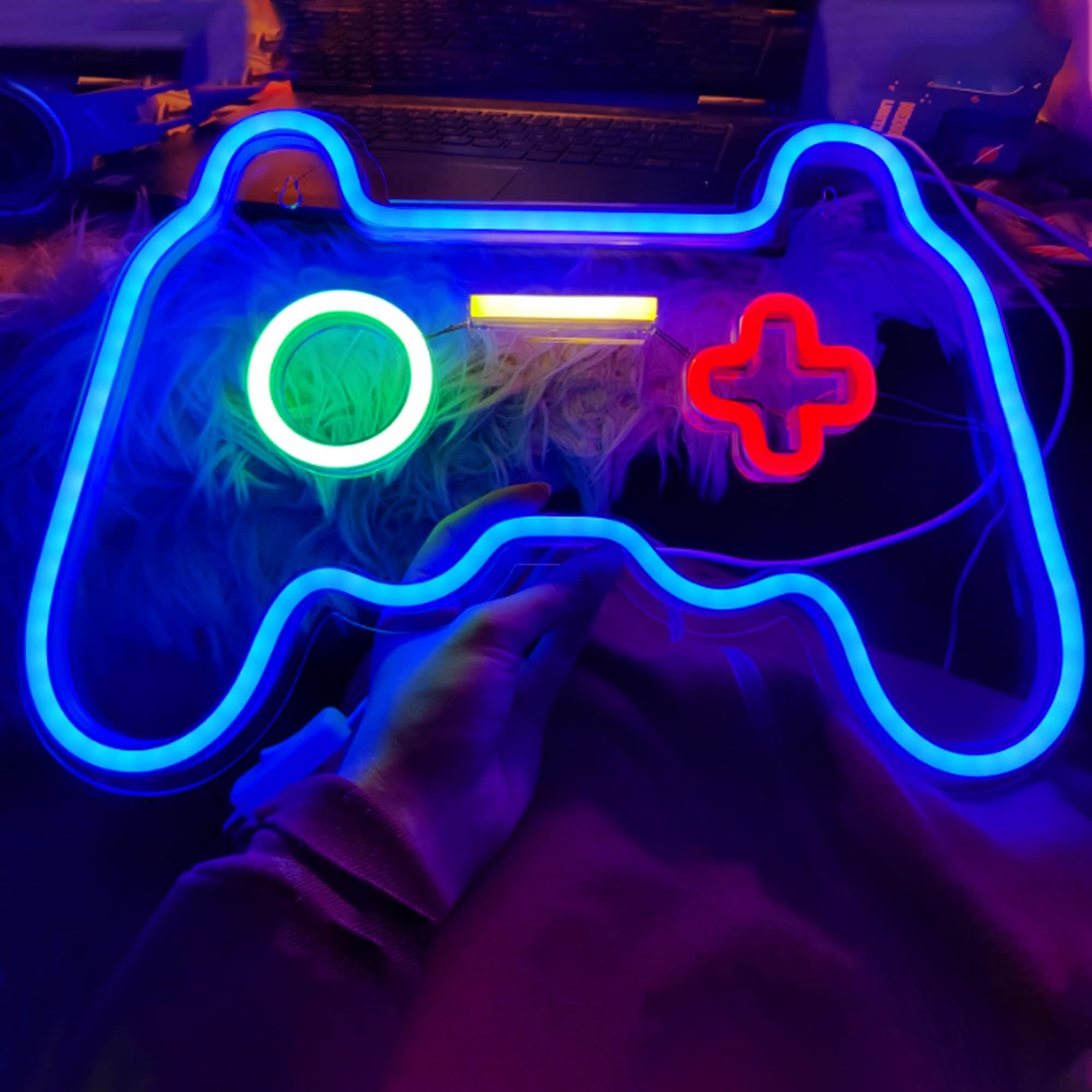 Buy Wholesale China Game Control Neon Signs, Aurgun Large Gamepad ...