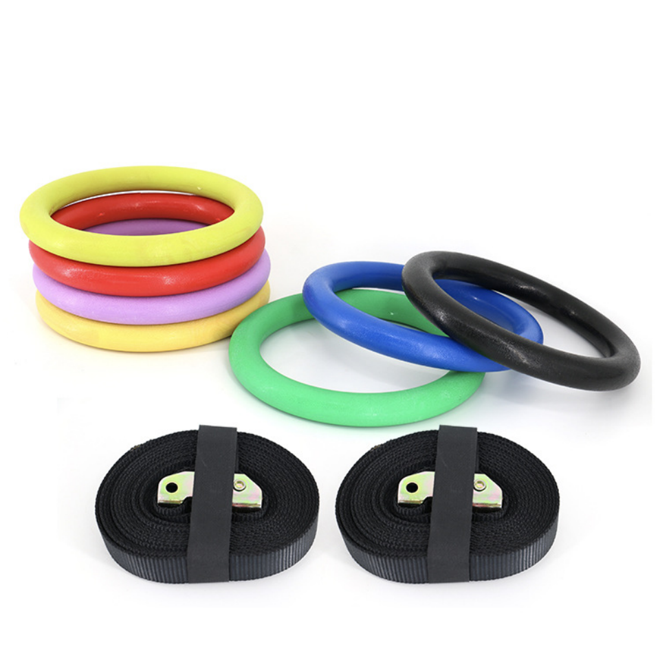 Buy Wholesale China Gymnastics Rings Abs Gym Rings Adjustable Buckle ...