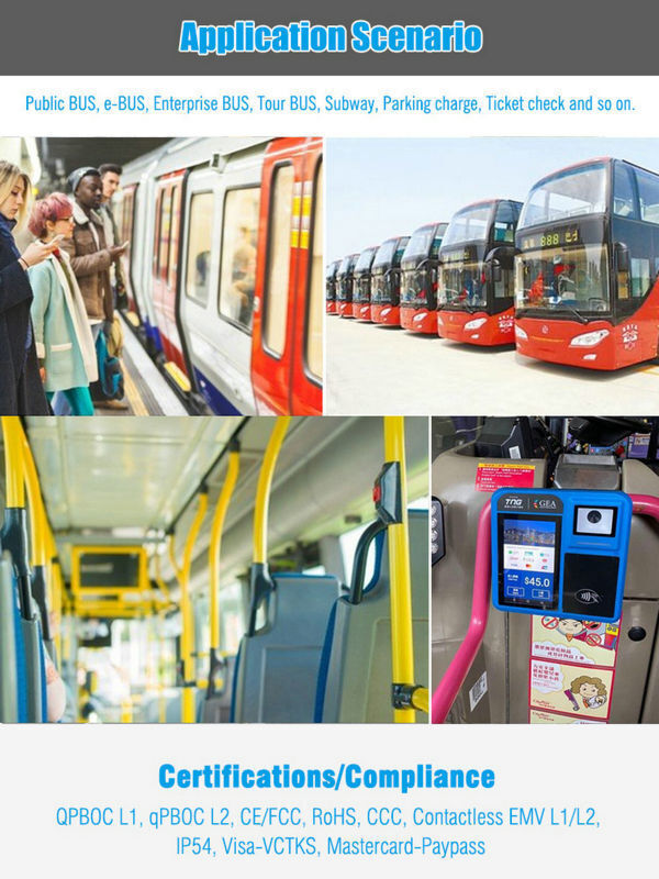 Android9.0 2d Qr Barcode Scanner Bus Ticketing Validator Machine Android Bus Payment Validator ...