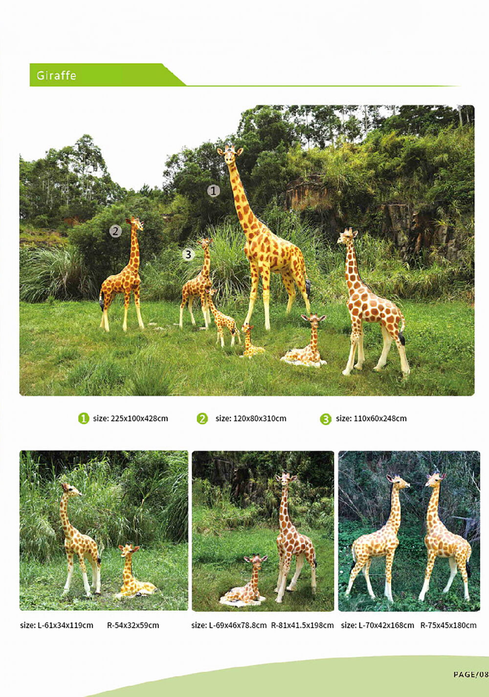 Modern Garden Sculpture Life Like Animal Realistic Dog Indoor Outdoor ...