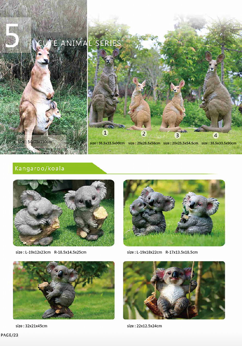 Modern Garden Sculpture Life Like Animal Realistic Dog Indoor Outdoor ...