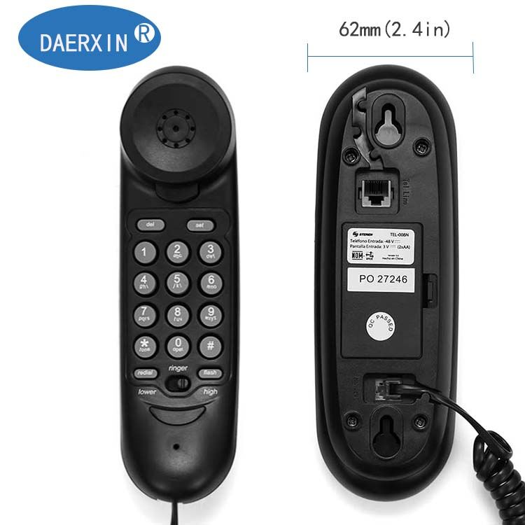 Basic Telephone With Wall Mount Function Office Home Multi Functional A ...