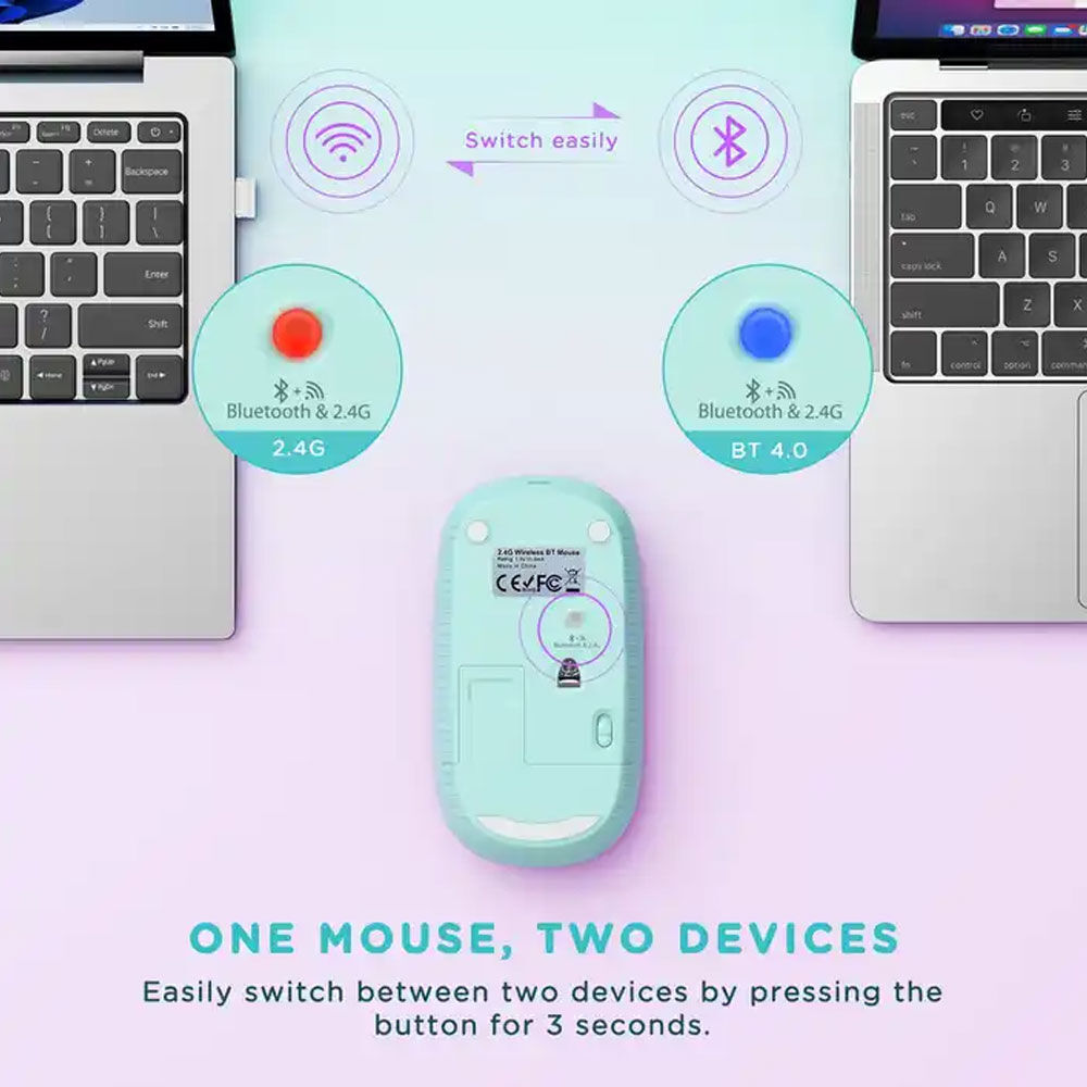 Buy Wholesale China Bluetooth Mouse - Dual Mode (bluetooth 4.0 + 2.4ghz ...