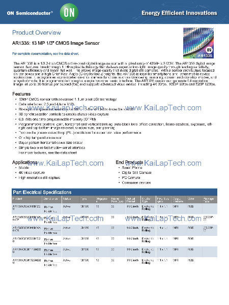 Klt-m3ma-ar1335 Plcc V4.2 13mp Ar1335 Plcc Mipi Interface Auto Focus ...