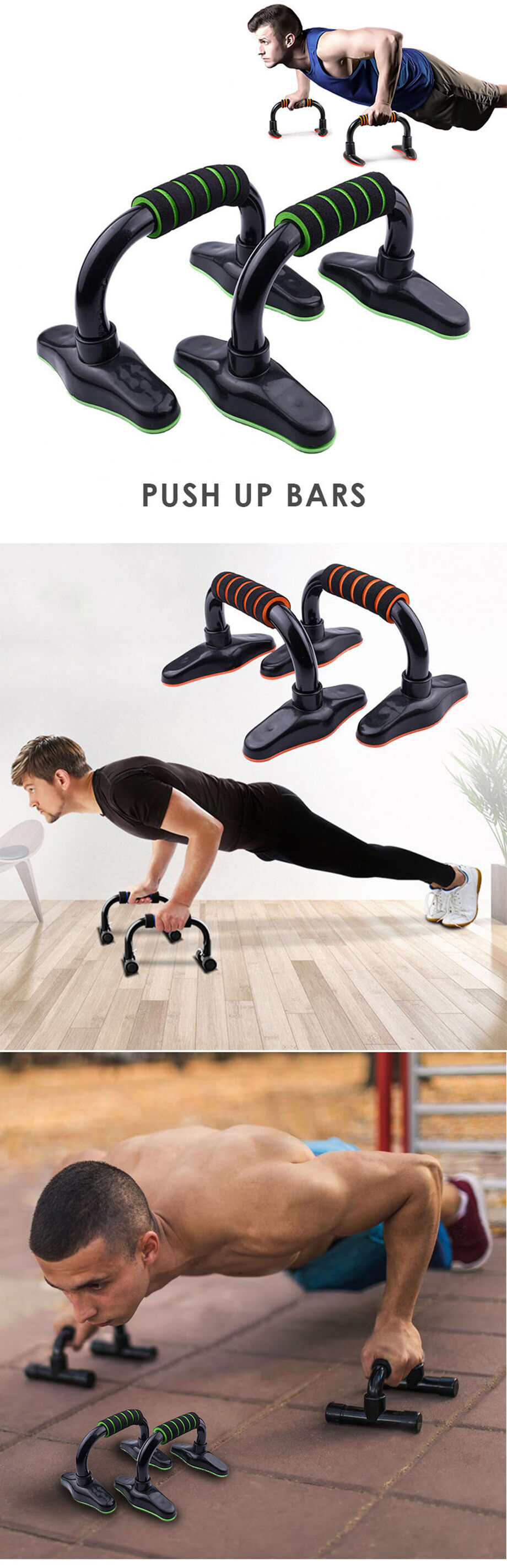 Buy Wholesale China Push Up Bar Push-ups Stands Bars For Bodybuilding ...