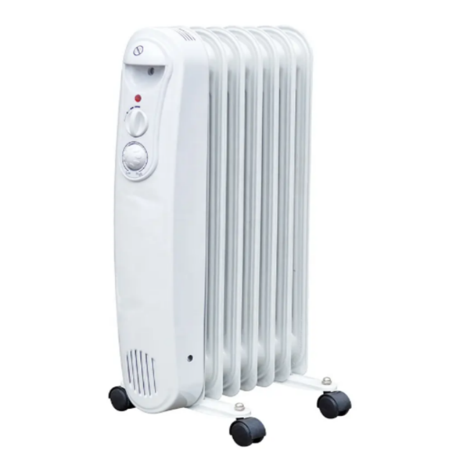 Konwin Oh24 White Electric Portable Oil Filled Radiator Space Heater ...